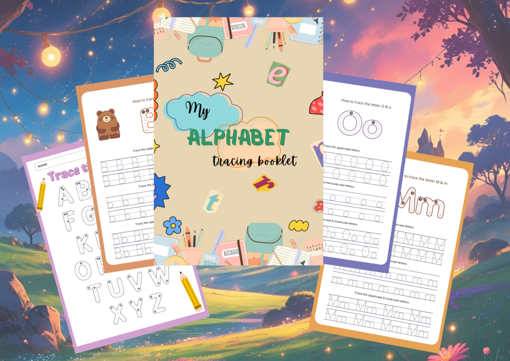 SJCREATIVES-MY ALPHABET TRACING BOOKLET