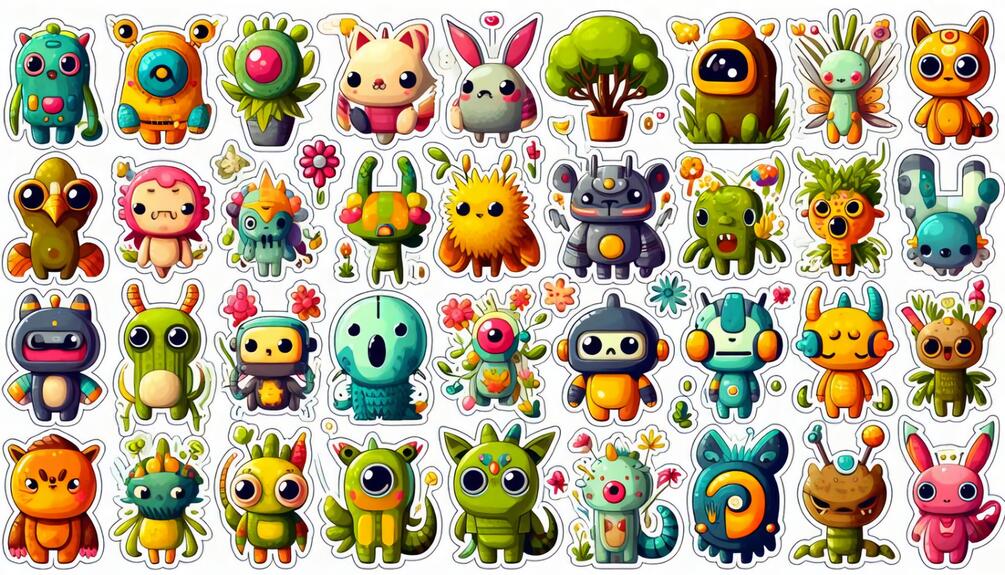 500 animals stickers bundle4