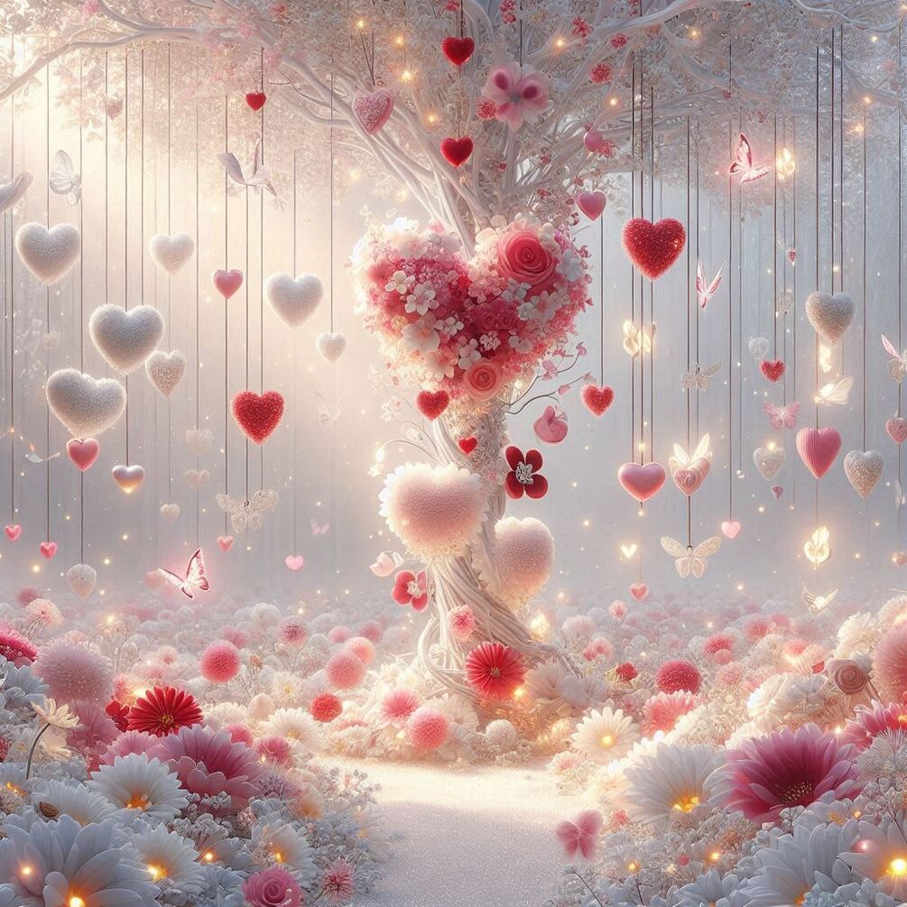 "The Enchanted Valentine’s Forest: A Whimsical Fairytale Realm of Love ...