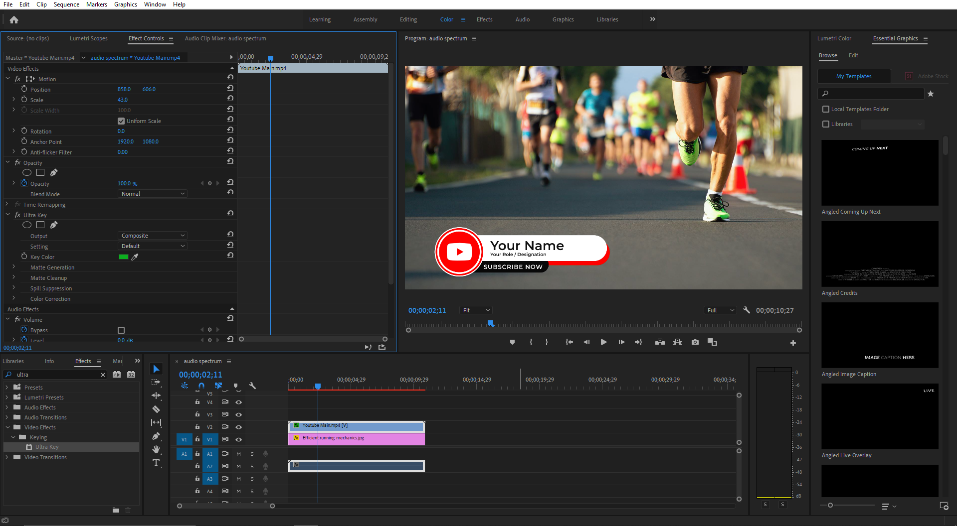 Social Media Lower Thirds Pack Green Screen