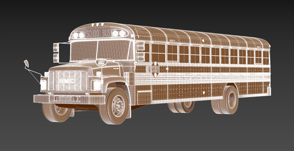 GMC B-Series School Bus 2000