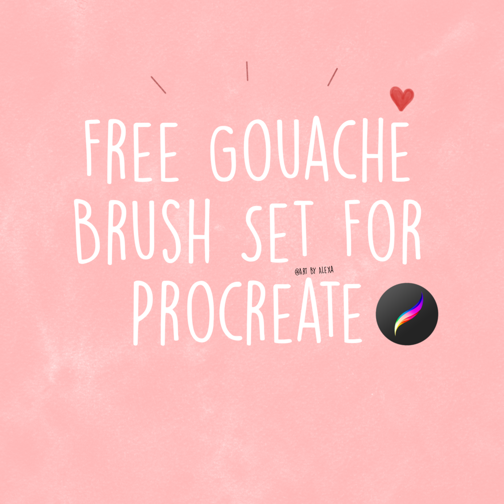 Free Gouache Brush Set For Procreate