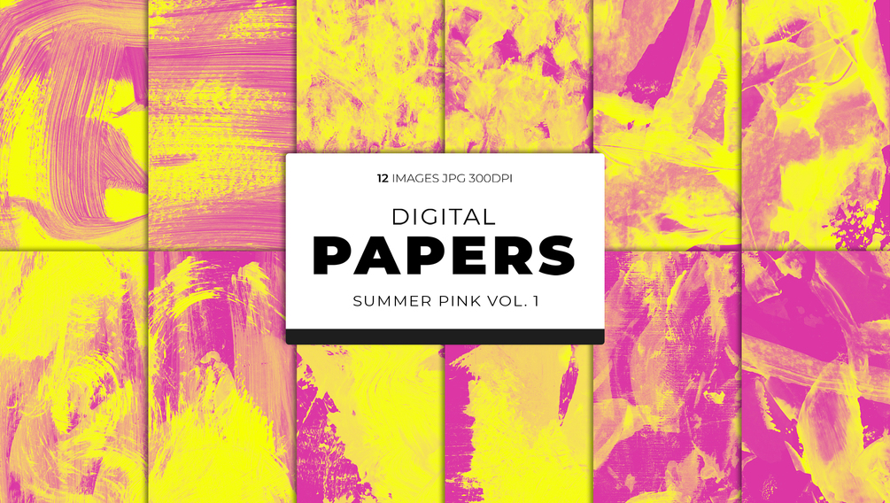 Digital papers Summer Pink vol. 1