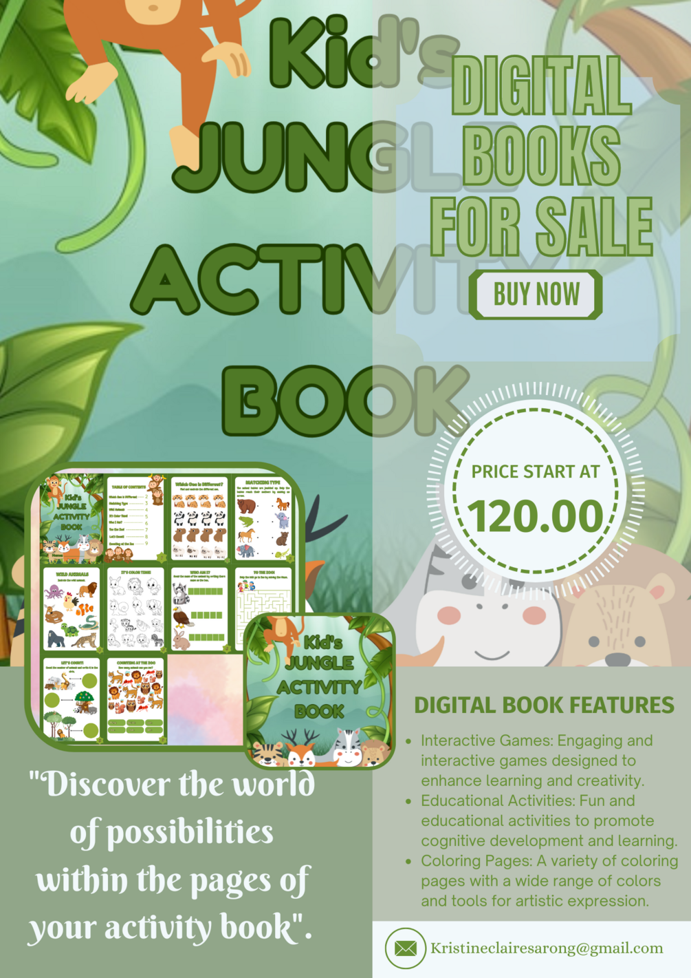 Digital Activity Books for Kids (Age 3-5)