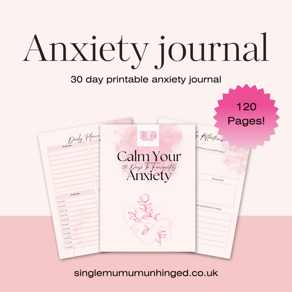 Printable Anxiety Journal- 30 Days To Tranquility