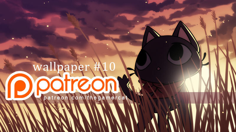 The GaMERCaT Patreon Wallpaper Pack 10