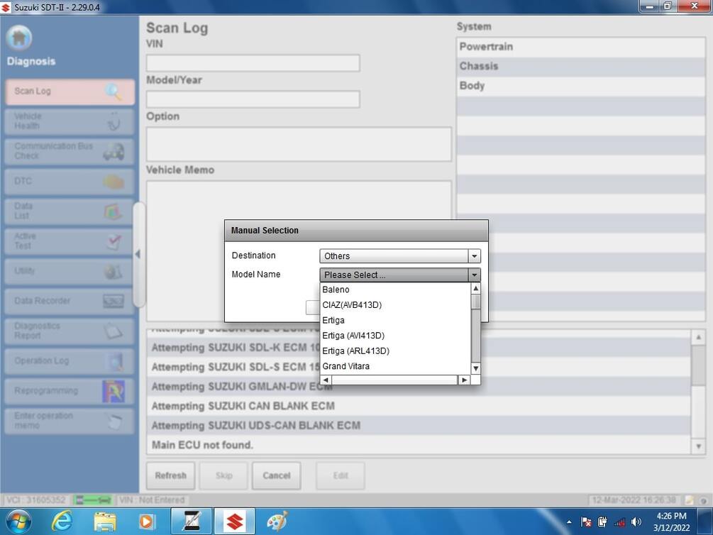 Suzuki SDT-2 Diagnostic Software v2.29.0.4 – Smart Diagnostic Tester II ...