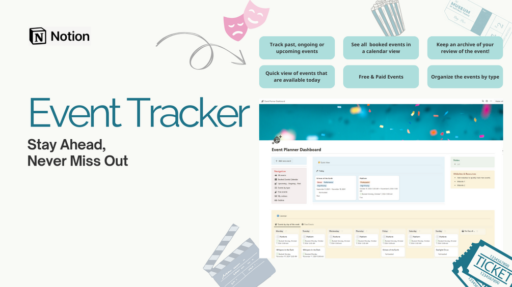 Notion Event Tracker