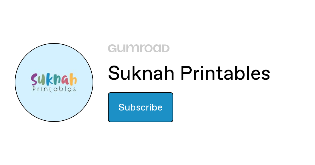 Suknah Printables