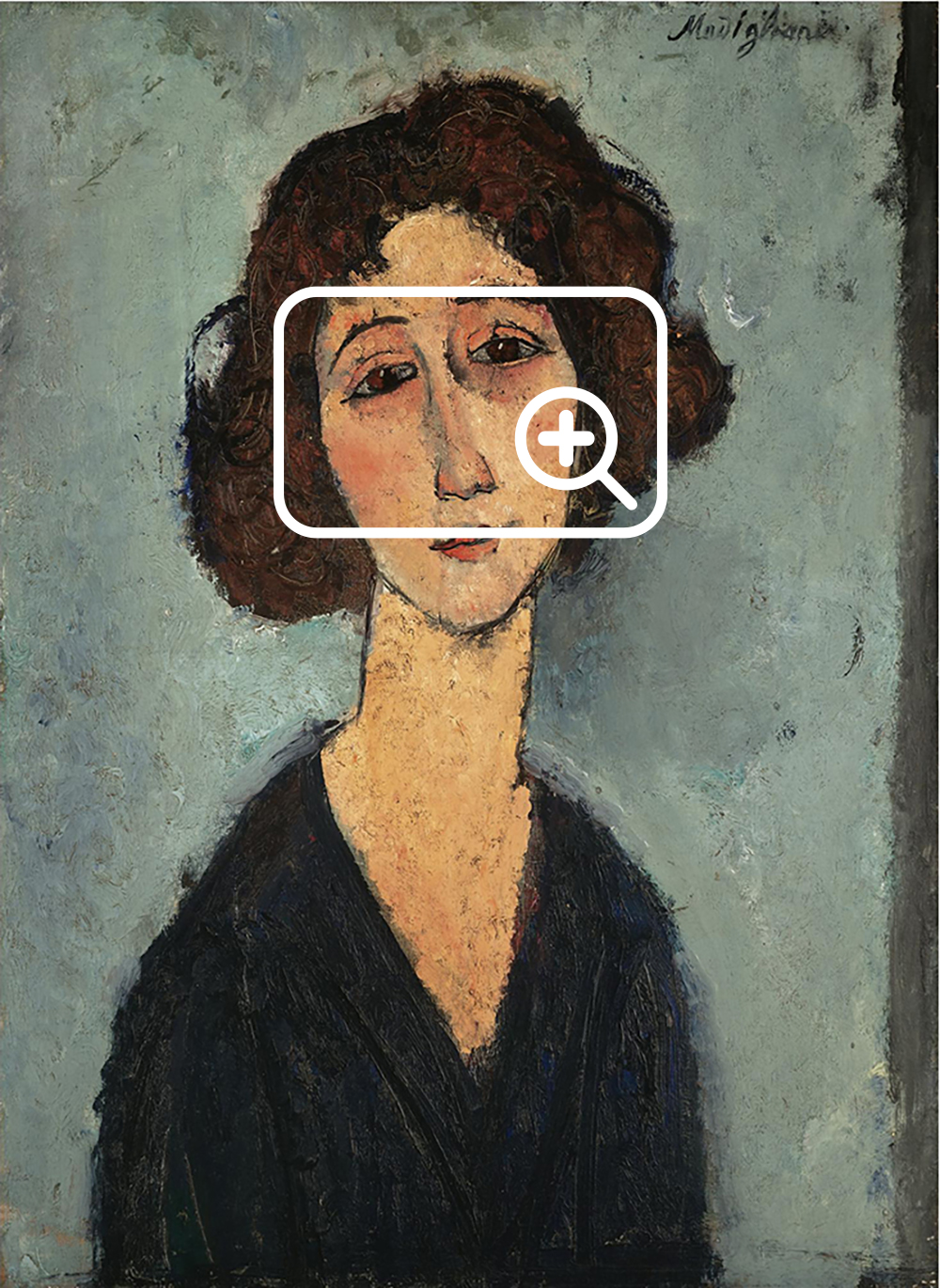 125 digital images of Amedeo Modigliani paintings, people landscape ...