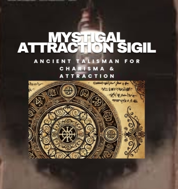 Mystigal Attraction Sigil - Ancient Talisman for Charisma & Attraction