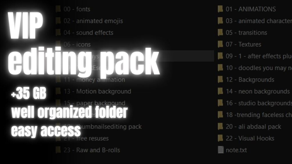 INFINIFILMS VIP PACK