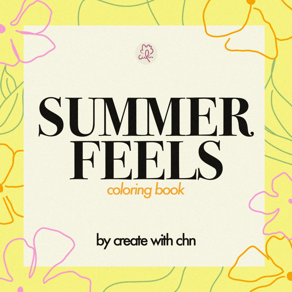 Summer Feels Coloring Book