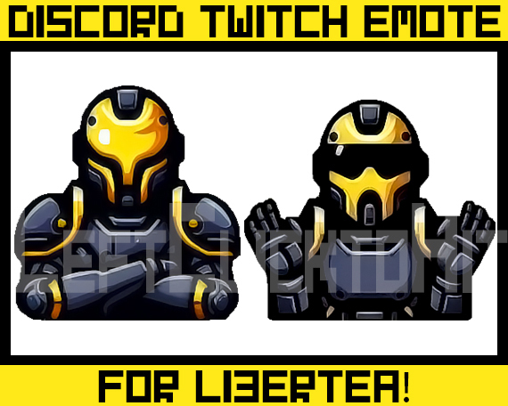 Helldivers 2 Inspired Twitch Emote and Badge Pack - 2 PACK 112x112 ...