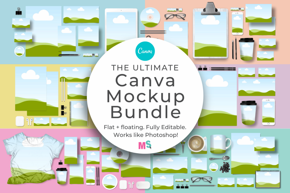 5000 Canva Mockup Bundle