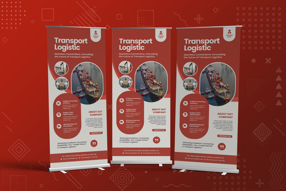 Transport Logistic Roll Up Banner