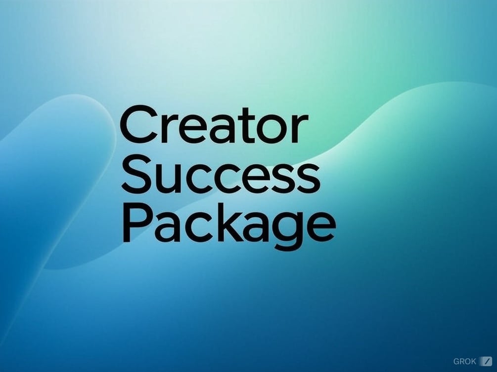 Product Bundle: Creator Success Package