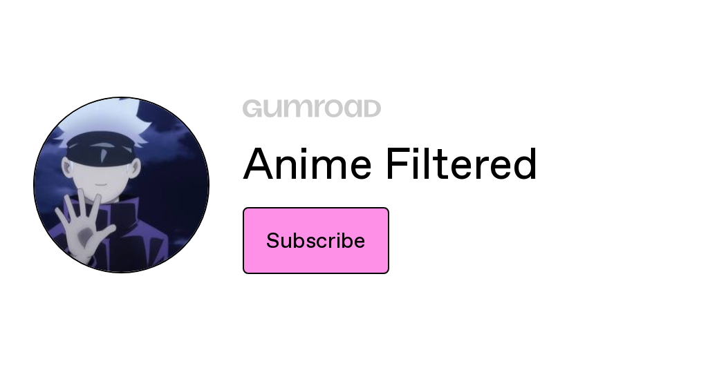 Anime Filtered