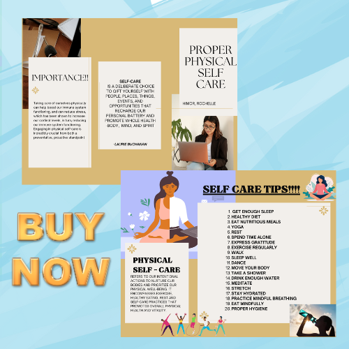 Self care tip (Brochure Template)