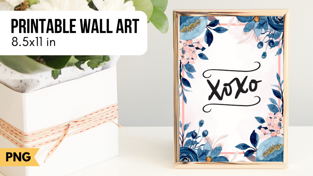 XOXO Printable Wall Art