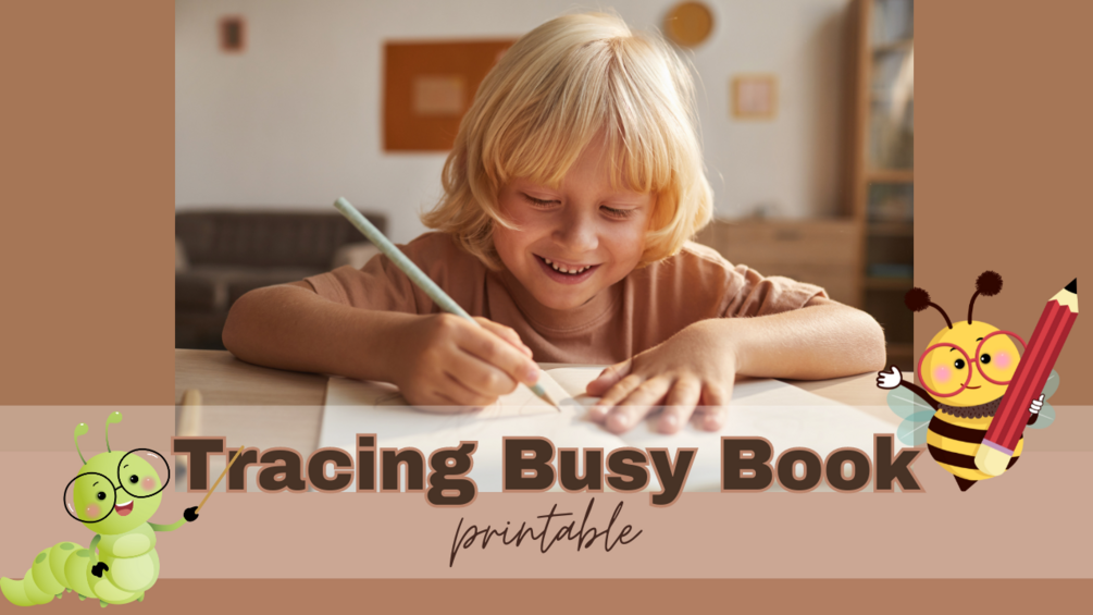 Printable Tracing Busy Book for Children
