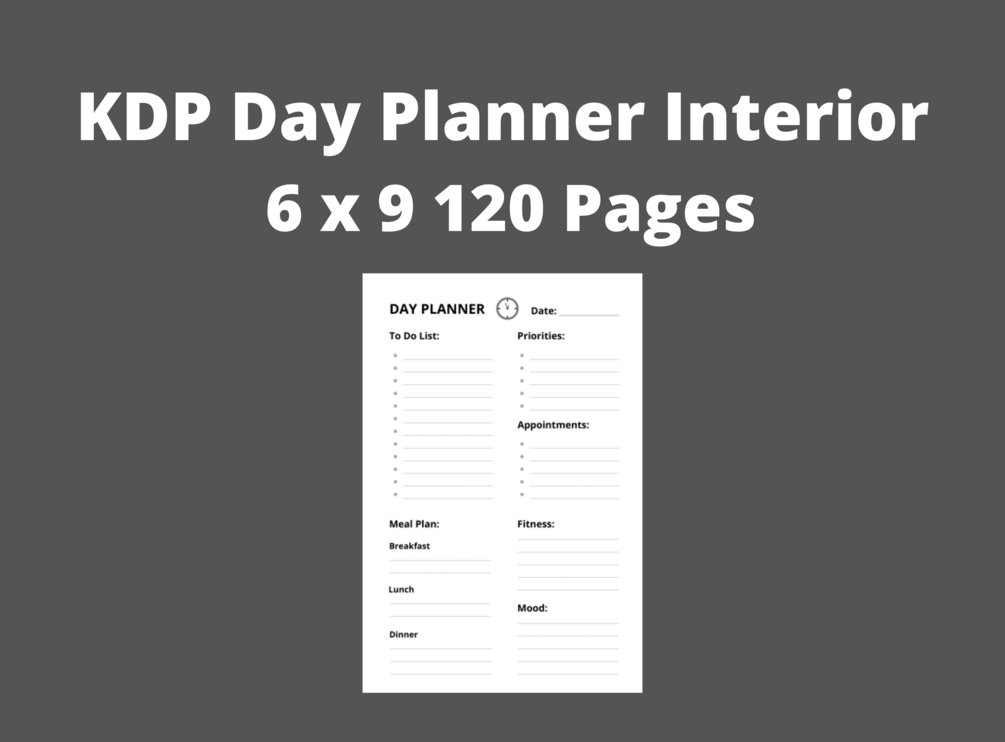 KDP Day Planner Interior