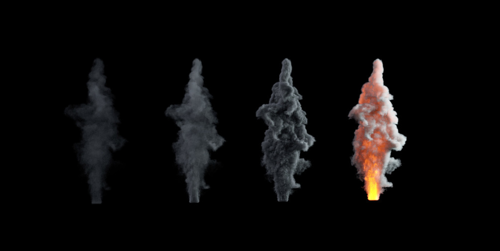 VDB Volume - Smoke Plume 2 (250 Frames) [Legacy Product]