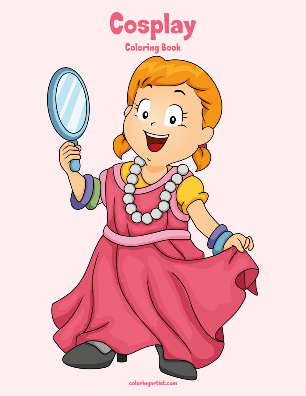 Cosplay Coloring Book