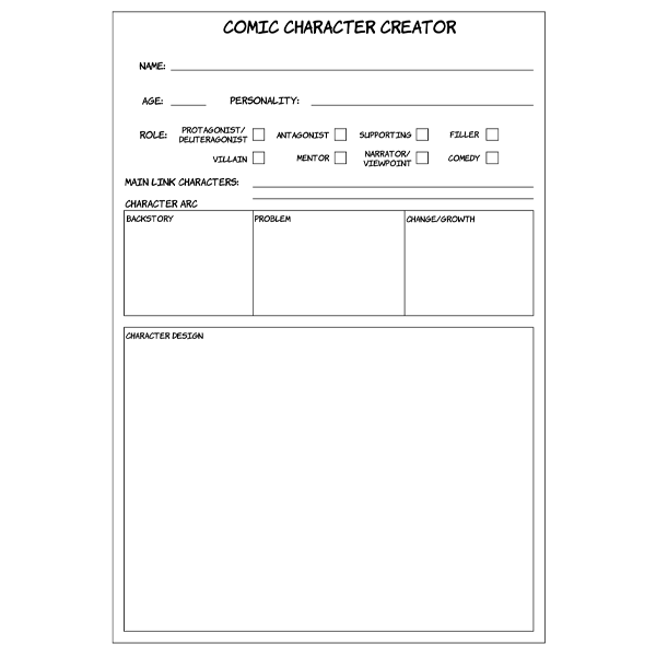 Comic Character Creator