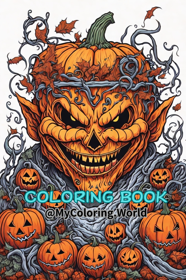 Halloween Mixed theme 005 Coloring book