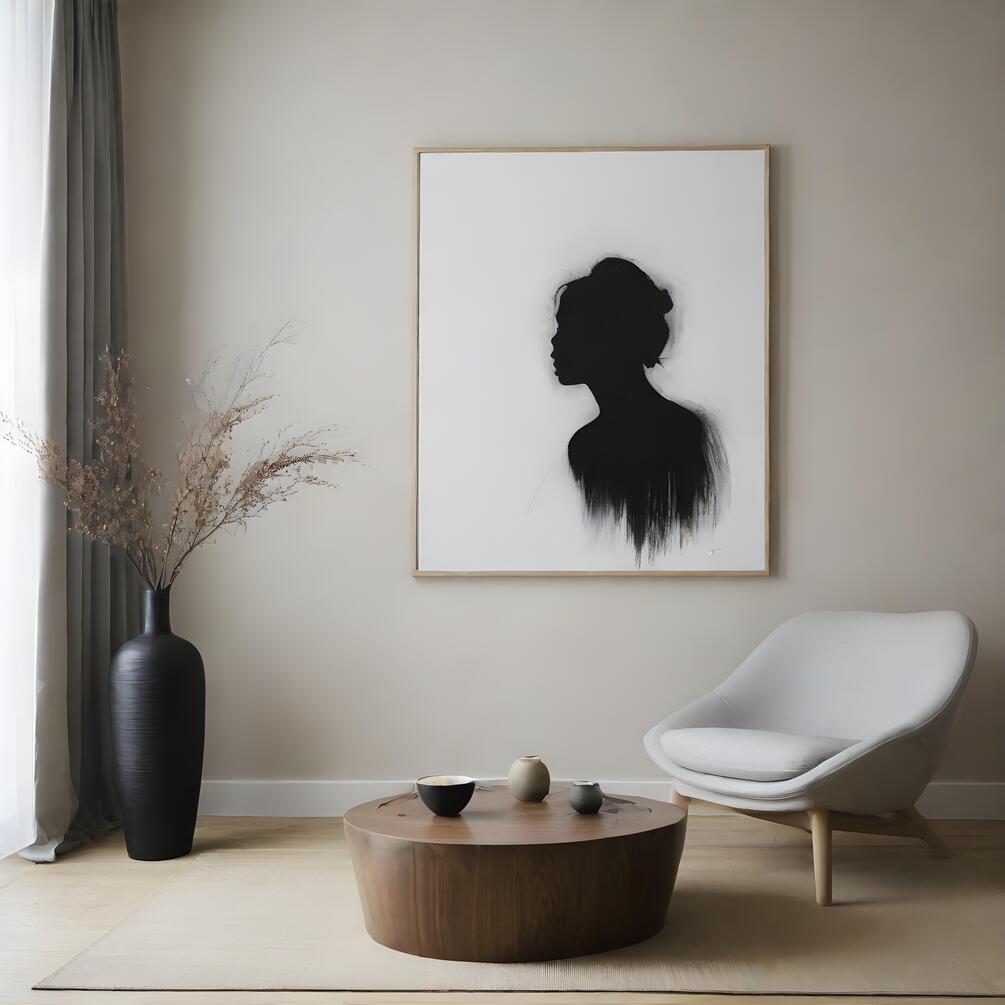 Modern Japanese Interior Design: Elegant and Minimalist Living Room ...