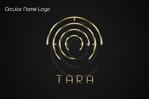 TARA - Circular Name Logo