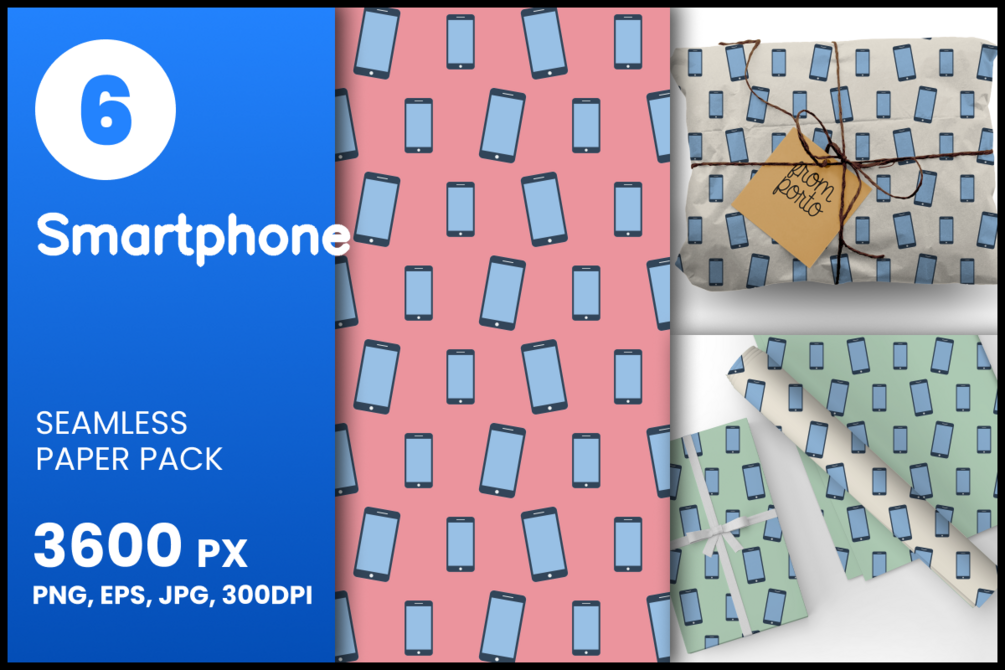 Smartphone 6 Seamless Patterns
