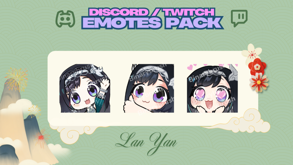 Lan Yan (Genshin Impact) Emotes