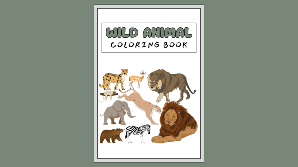 Wild Animal Coloring Book