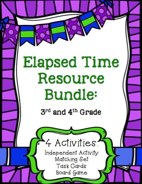 Elapsed Time Resource Bundle for 3-4 Grade