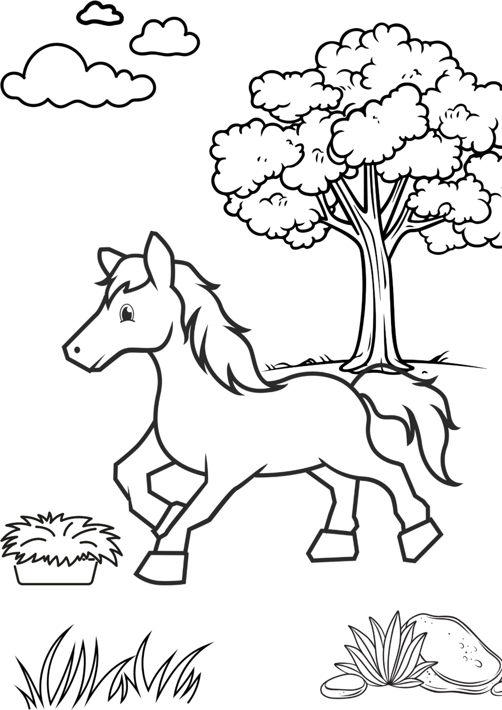 Farmyard Colors: A Fun Farm Animal Coloring Book