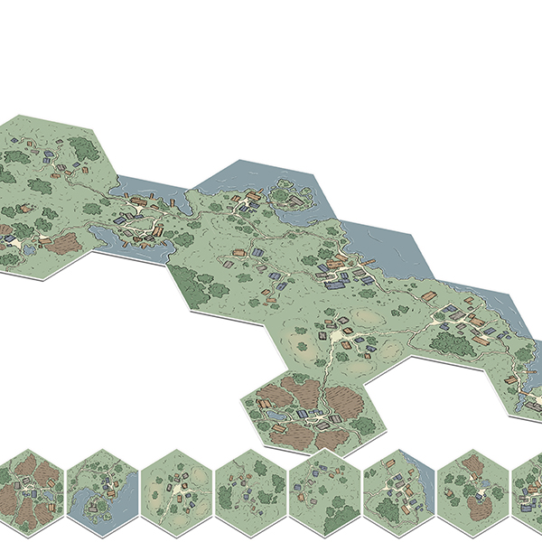 City map hexagons are now available! - Hexgaard