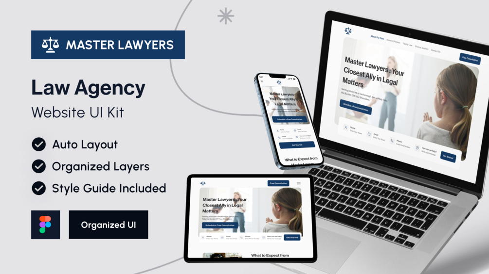 Law Agency Landing Page