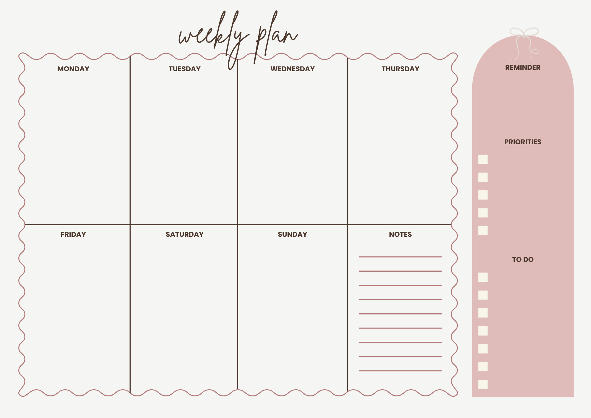Soft Girl Study Planner – All-in-One Pink Printable to Slay Your Semester