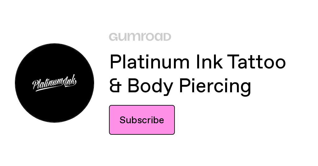 Platinum Ink Tattoo & Body Piercing