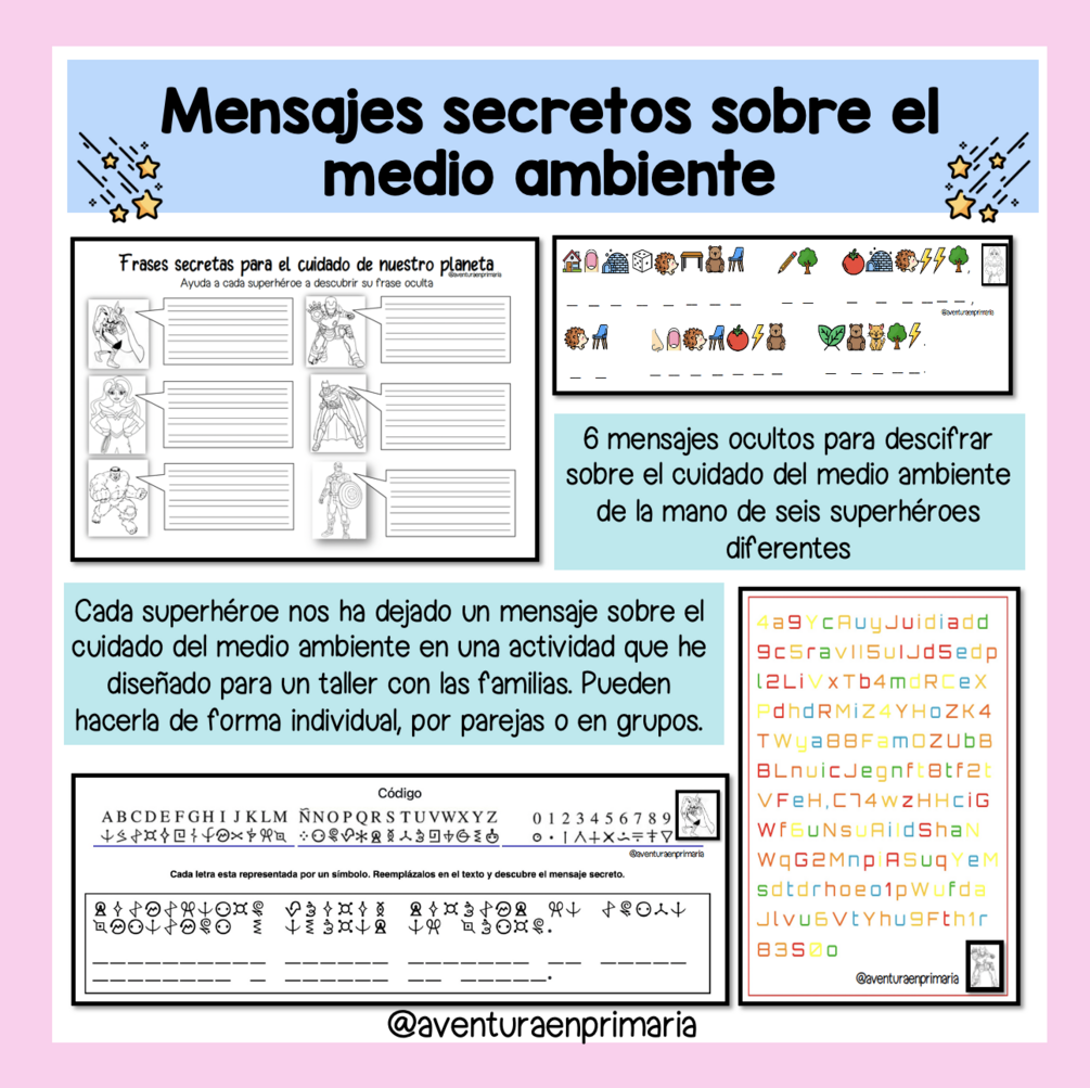Mensajes secretos sobre el medio ambiente