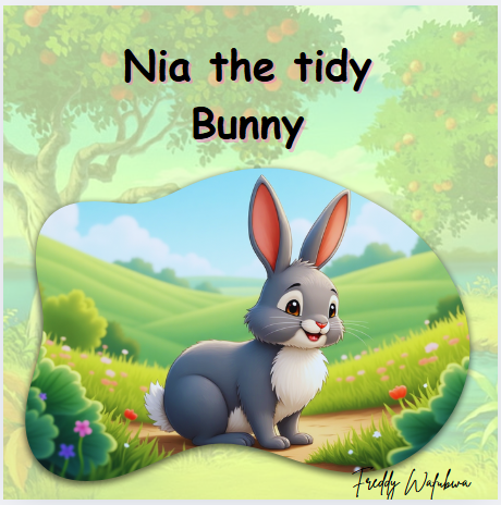 Children story book - Nia the tidy Bunny