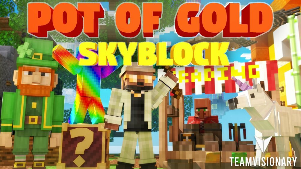 Minecraft Pot of Gold Artwork