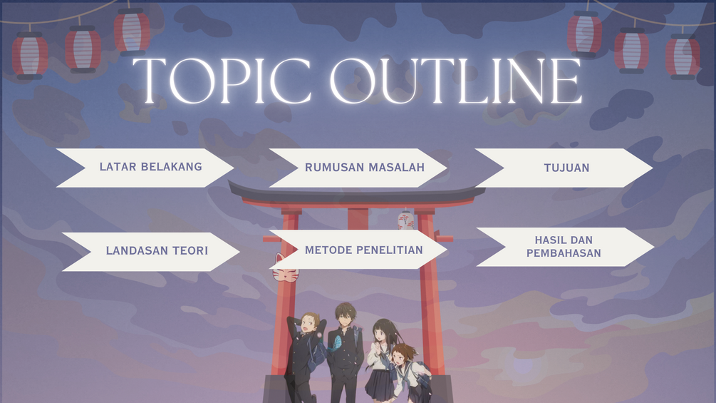 Anime-Inspired Presentation Template | Canva Editable