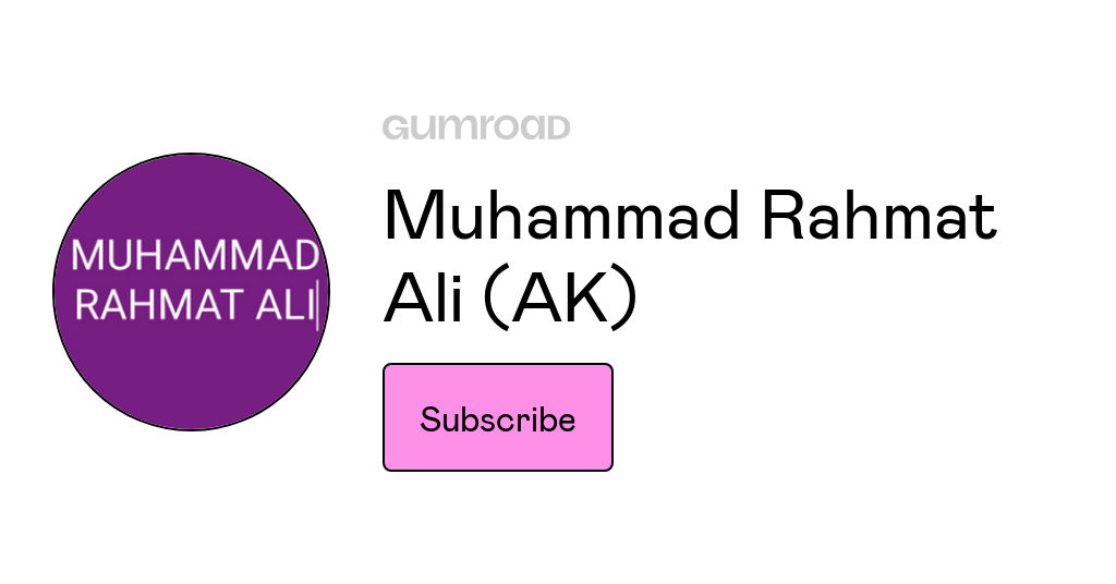 Muhammad Rahmat Ali (AK)