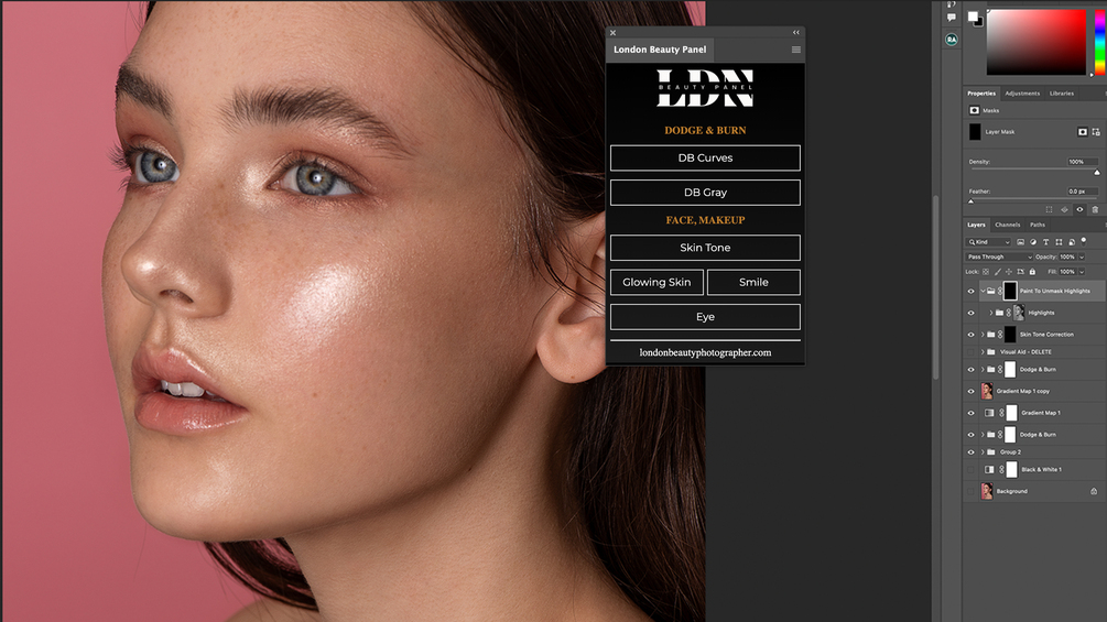 Beauty Retouch Panel - Easy to use London Beauty Panel Retouch