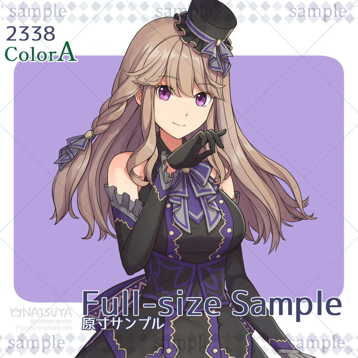 Anime Character Art Pack: 2338-colorA/B - 6 Expressions | Image: Woman ...