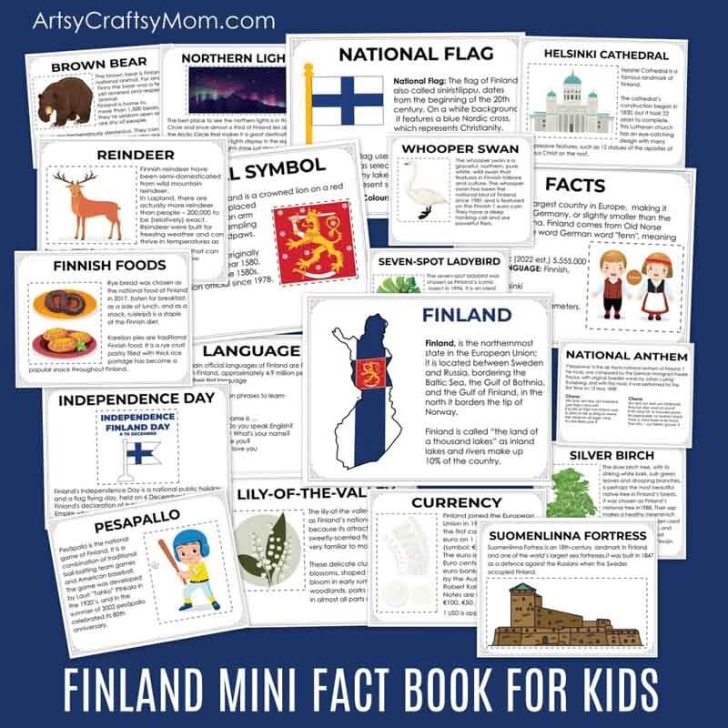 ALL ABOUT FINLAND - COUNTRY FACT BOOK FOR KIDS