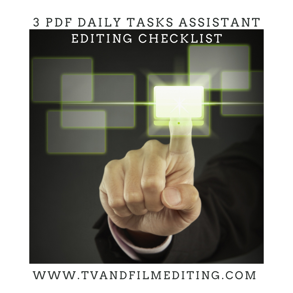 3 PDFs - All Assistant Editor Essentials